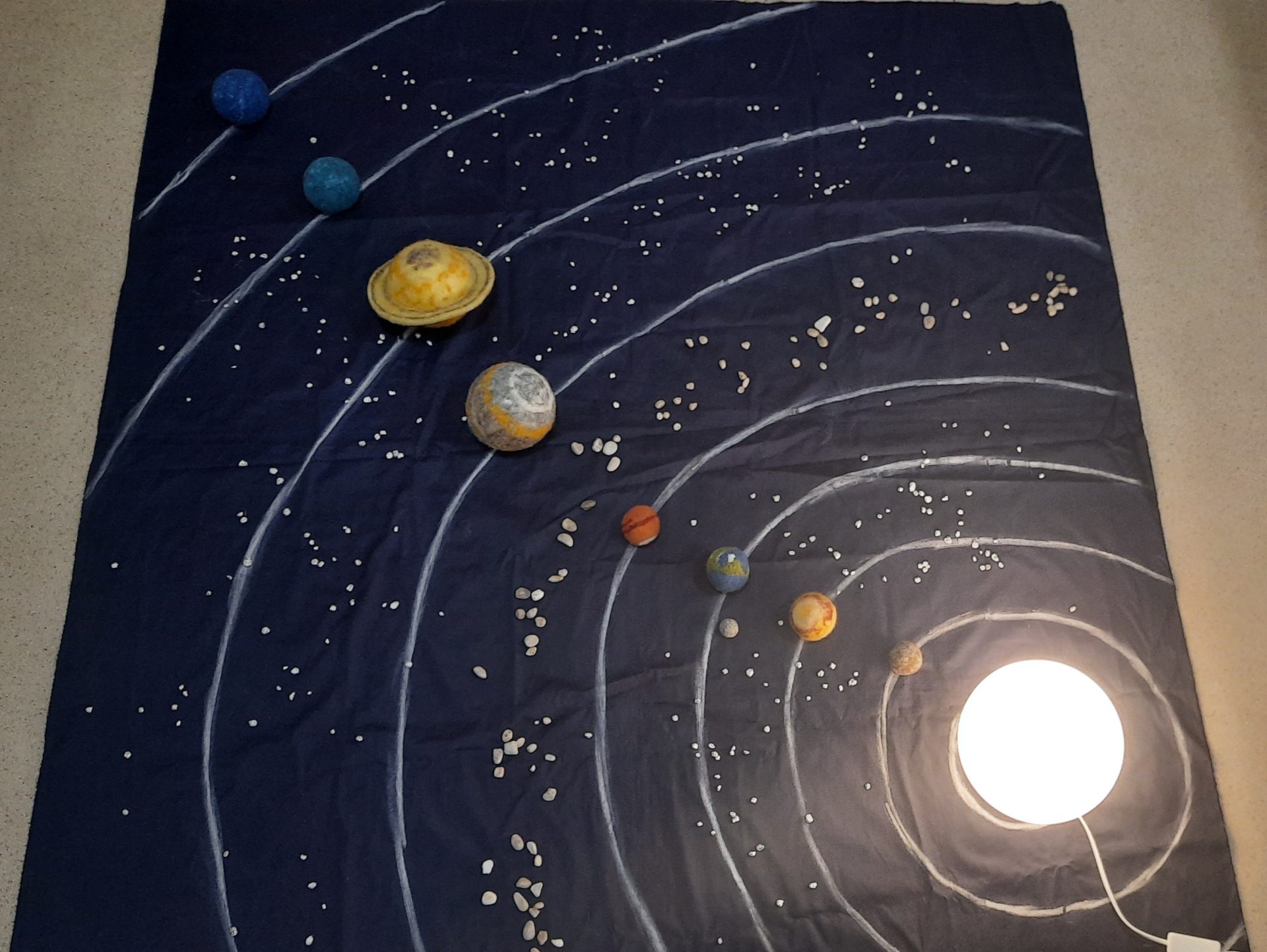 Montessori materiāls “Saules sistēma” | Montessori Liepaja